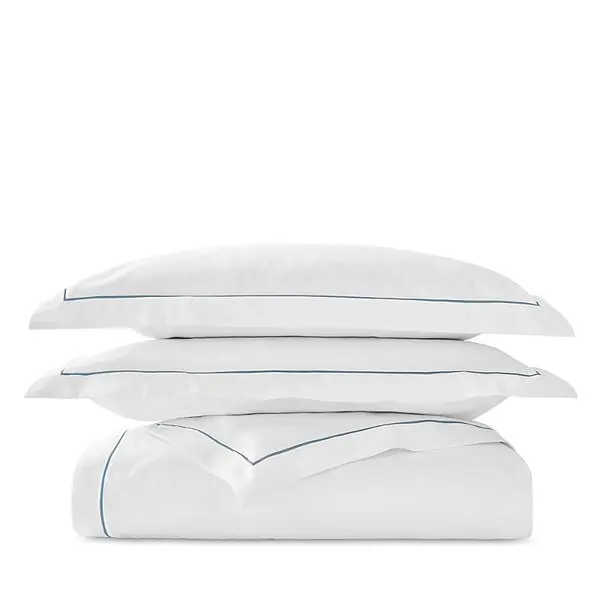 CHRISTY Premium Sateen Duvet Cover Set, Full/queen - Blue