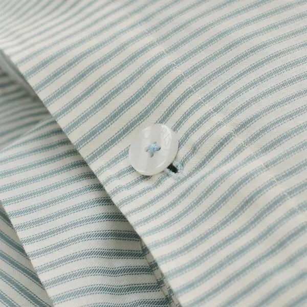 CHRISTY Ticking Stripe Duvet Cover Set, Full/queen - Blue
