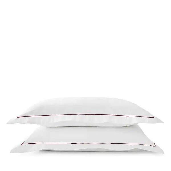 CHRISTY Premium Cotton Sateen Pillowcase Set, Standard - Fuchsia