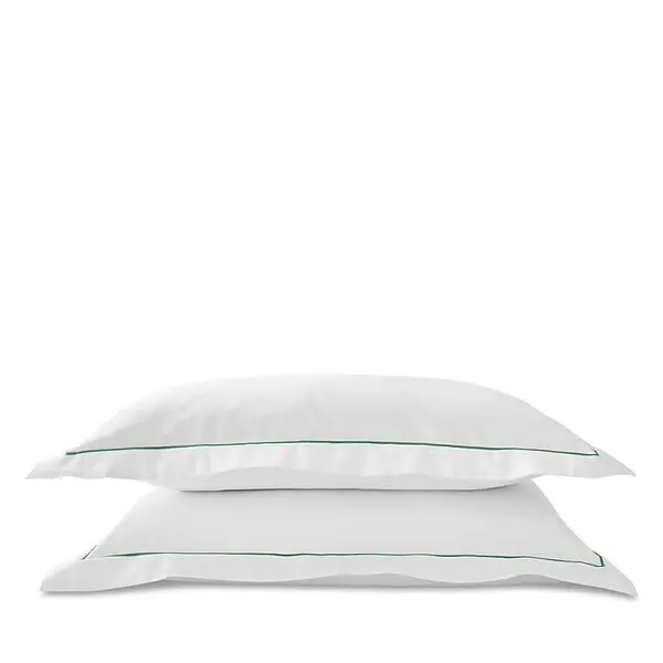 CHRISTY Premium Cotton Sateen Pillowcase Set, Standard - Green