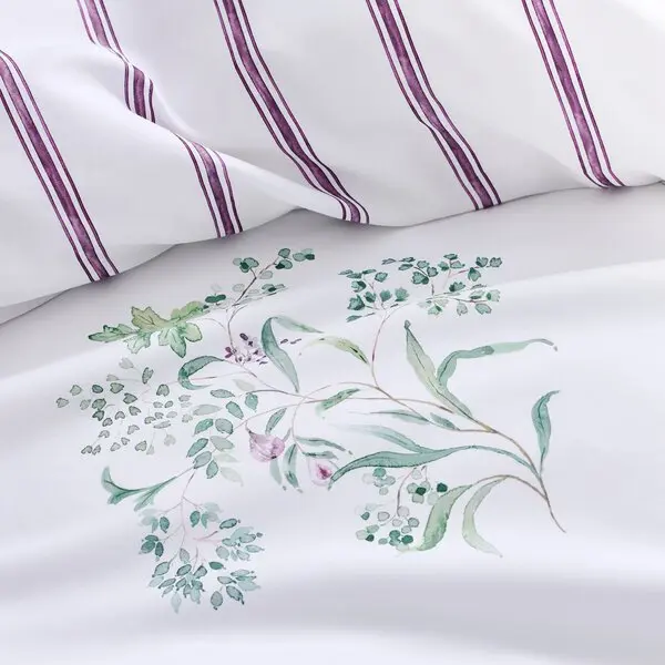 CHRISTY Leaves Duvet Cover Set, Full/queen