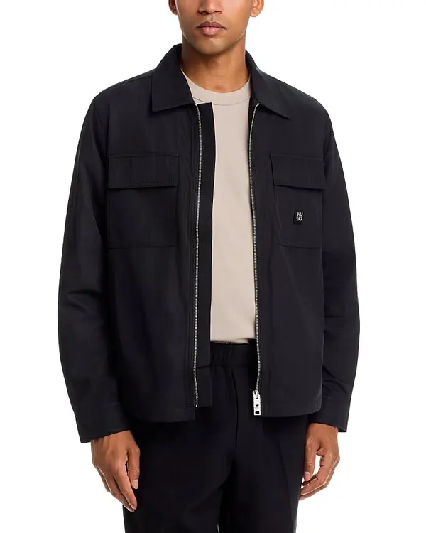 Hugo Elack Regular Snap Button Pocket Jacket