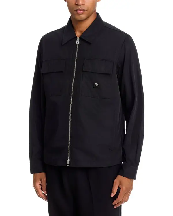 Hugo Elack Regular Snap Button Pocket Jacket