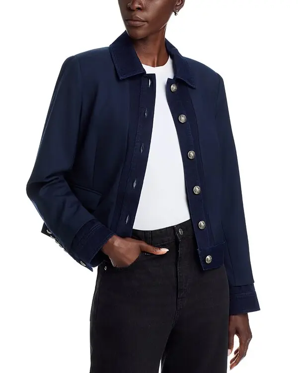 Kobi Halperin Michelle Denim Trim Jacket