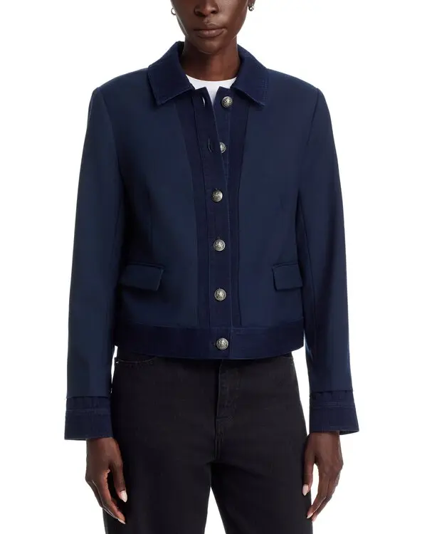 Kobi Halperin Michelle Denim Trim Jacket