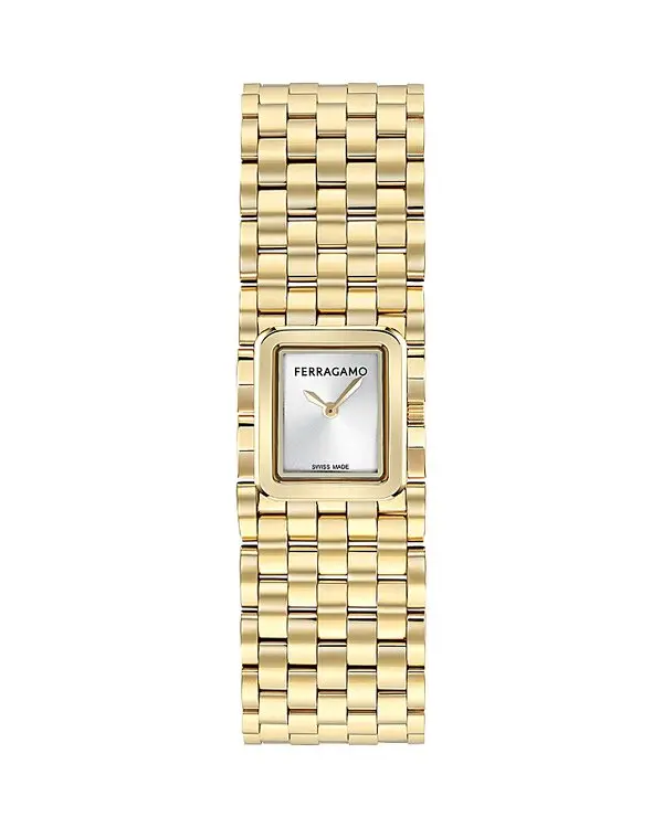 FERRAGAMO Manchette Bracelet Watch, 19mm X 22mm - Gold