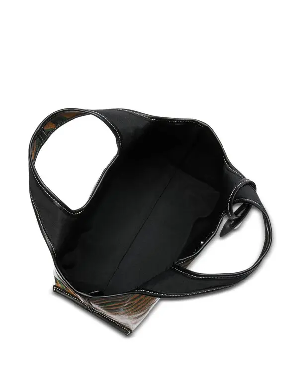 3.1 Phillip Lim Mini Tiger Print Canvas Market Tote Bag