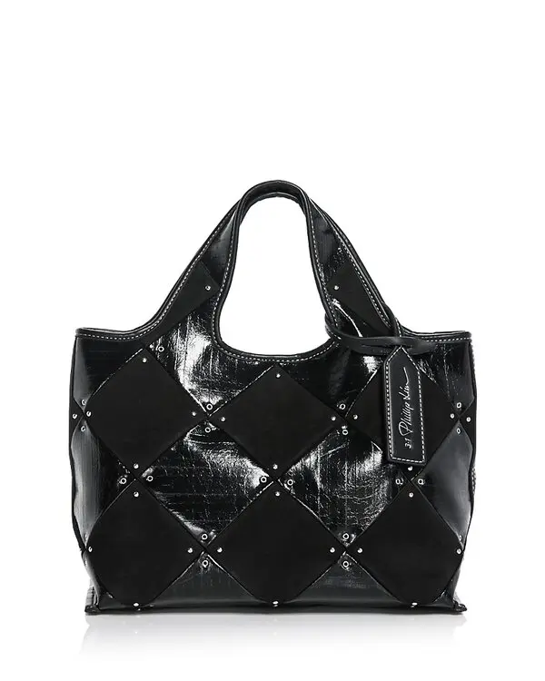 3.1 Phillip Lim Mini Quilted Patchwork Market Tote Bag