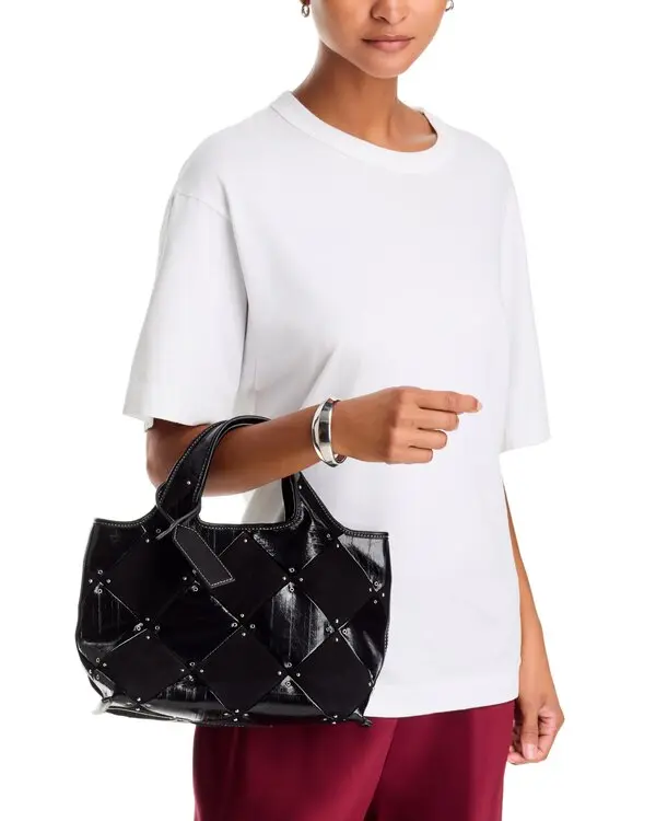 3.1 Phillip Lim Mini Quilted Patchwork Market Tote Bag