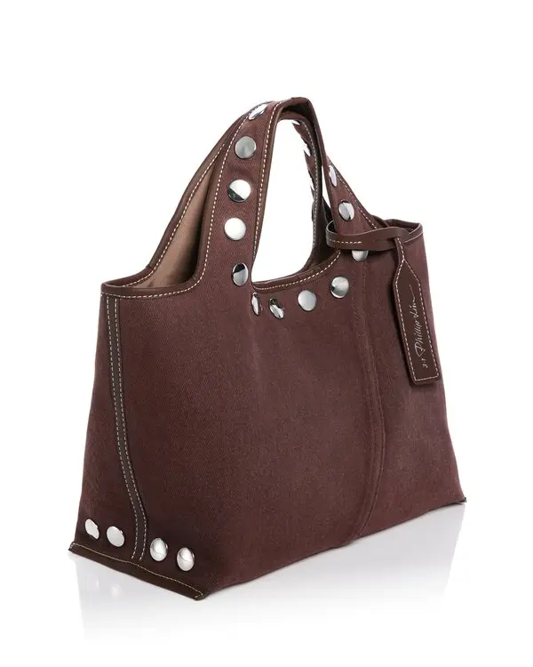 3.1 Phillip Lim Mini Washed Denim Market Tote Bag