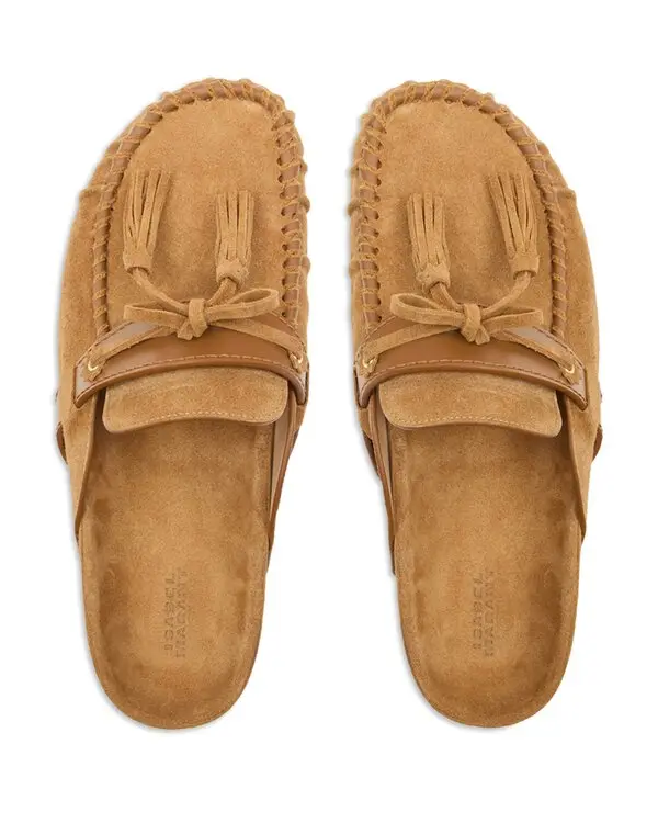 Isabel Marant Étoile Malvin Suede Mule Loafers