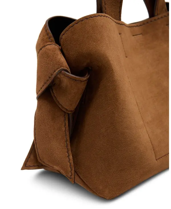 Acne Studios Suede Tote Bag - Cognac Brown