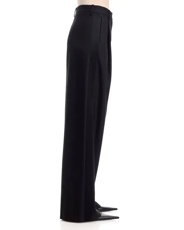Herno Pleat Front Wide Leg Pants
