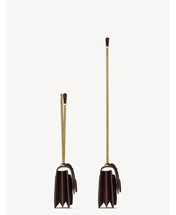 Saint Laurent Sunset Medium Bag In Suede - Arabica