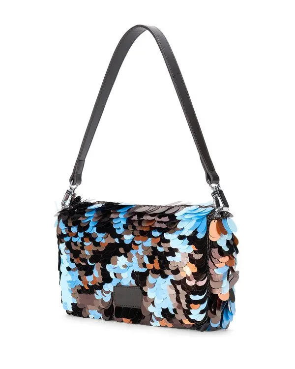 Staud Timmy Sequined Convertible Shoulder Bag - Nightspark
