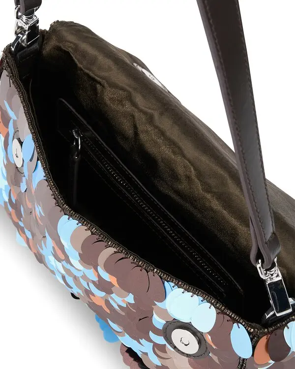 Staud Timmy Sequined Convertible Shoulder Bag - Nightspark