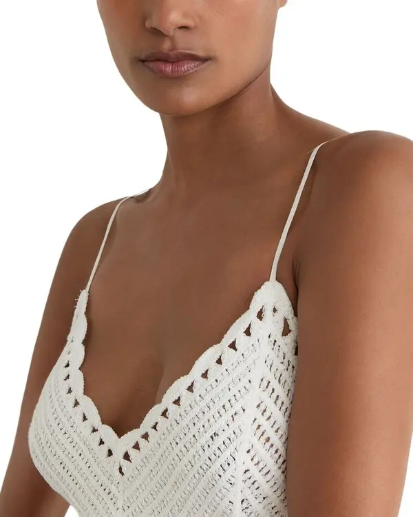 REISS Hesta Crocheted Lace Dress