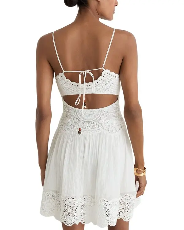 REISS Hesta Crocheted Lace Dress