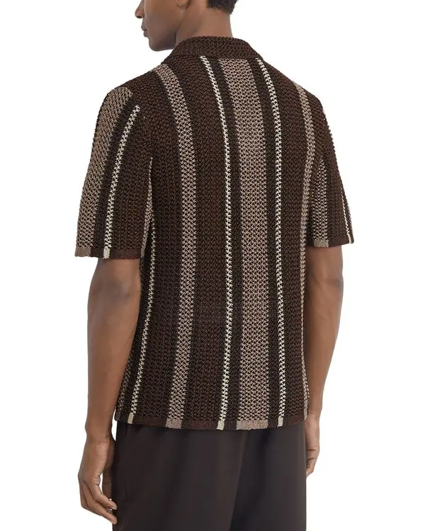 REISS Farin Crochet Cuban Shirt