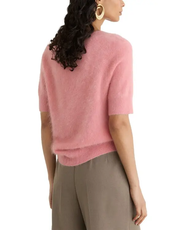REISS Brushed Cashmere Tee Sweater