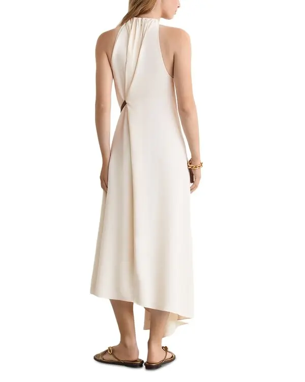 REISS Evie Draped Asymmetric Dress