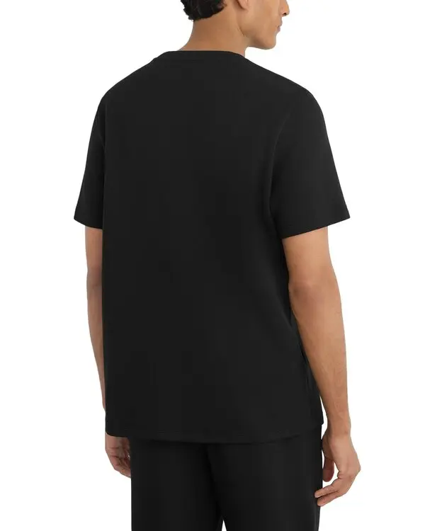 REISS Barton Premium Interlock Jersey Tee - Black