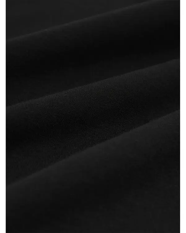 REISS Barton Premium Interlock Jersey Tee - Black