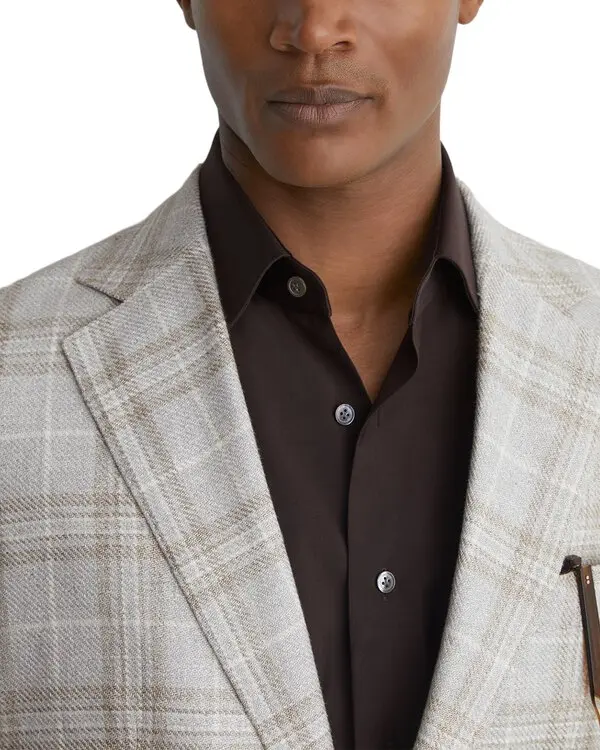 REISS Amaro Hemp Wool Slim Fit Blazer