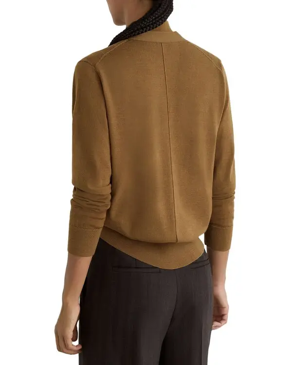 REISS Simi Merino Wool Cardigan