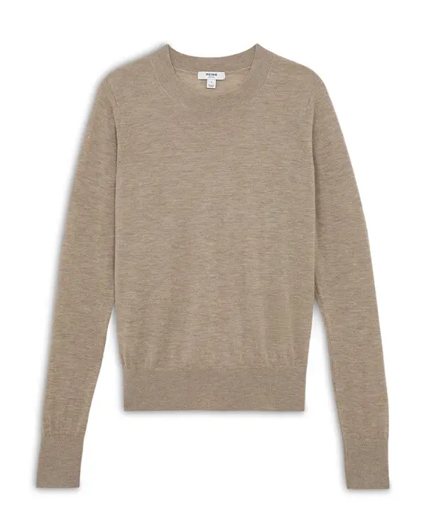 REISS Sadie Merino Wool Crewneck Sweater
