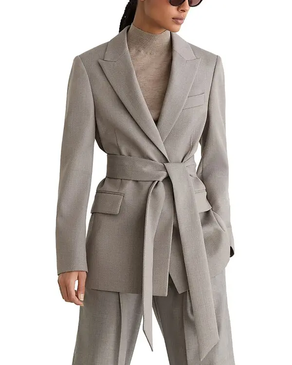 REISS Briony Belted Blazer