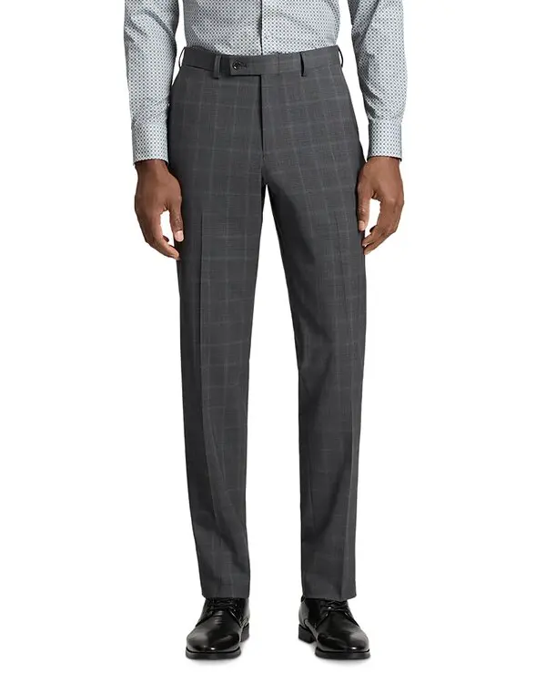 Ted Baker London Modern Fit Windowpane Plaid Suit Pants