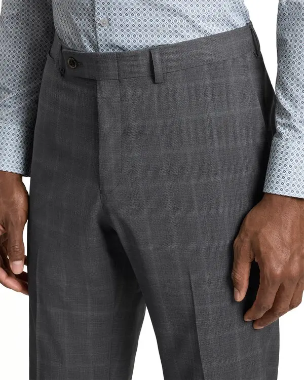 Ted Baker London Modern Fit Windowpane Plaid Suit Pants