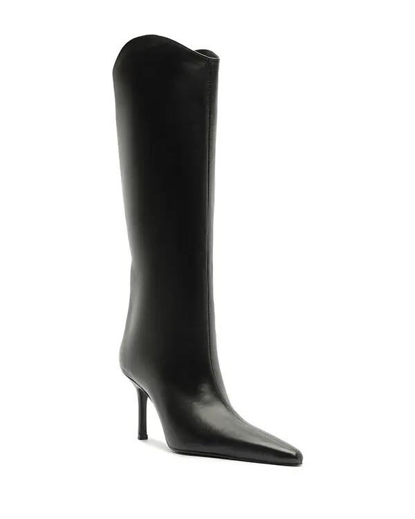 Schutz Mary Ellen Leather Knee High Boots