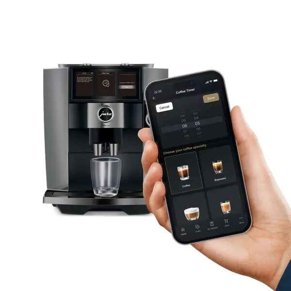 JURA J10 Twin Automatic Coffee Machine - Diamond Onyx