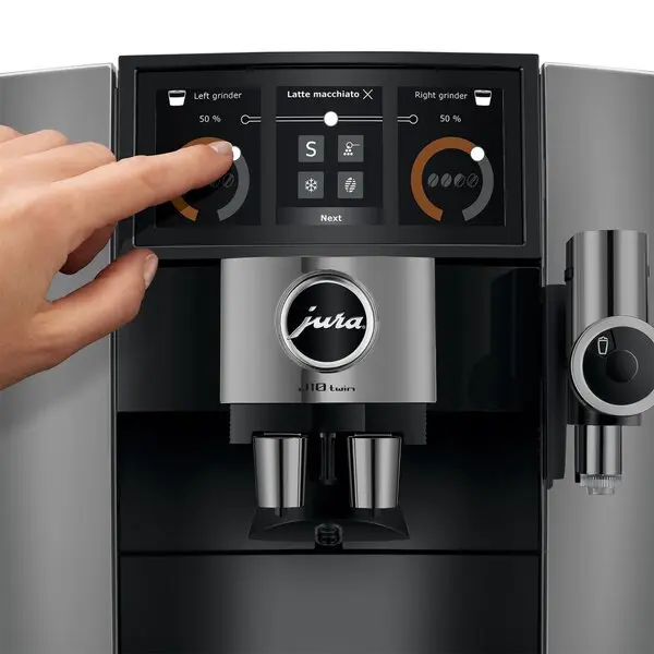 JURA J10 Twin Automatic Coffee Machine - Diamond Onyx