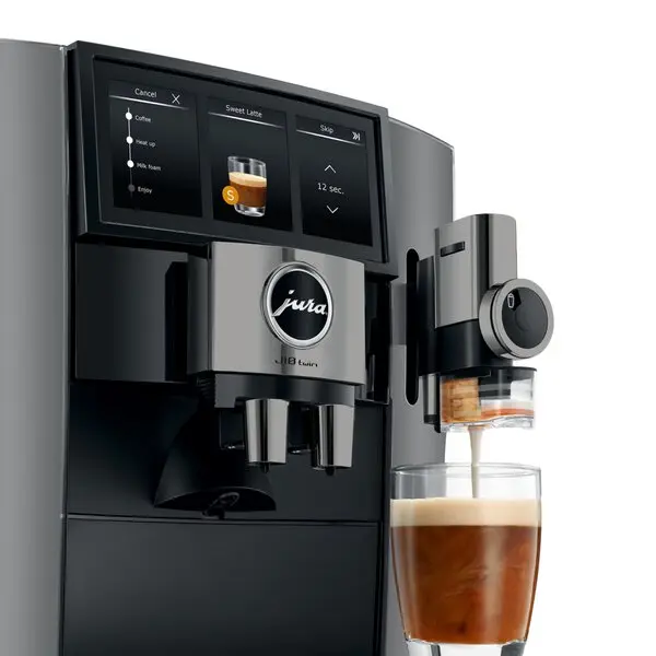 JURA J10 Twin Automatic Coffee Machine - Diamond Onyx