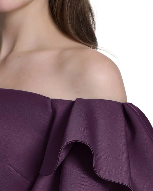 Eliza J Off-the-shoulder Ruffle Sleeve Sheath Dress