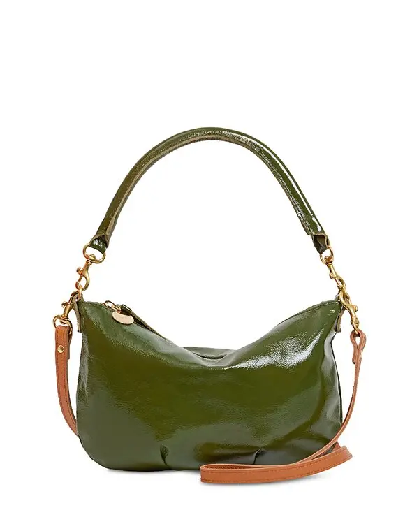 Clare V. Small Leather Messenger Crossbody