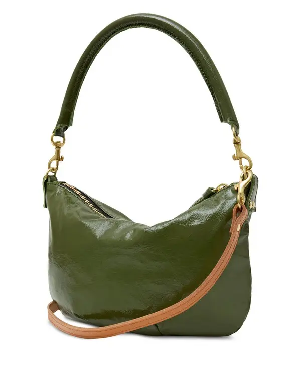 Clare V. Small Leather Messenger Crossbody