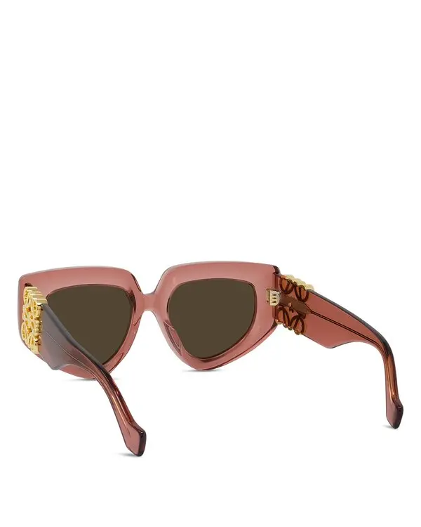 Loewe Geometric Maxi Anagram Sunglasses, 51mm
