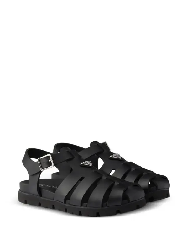 Prada Rubber Fisherman Sandals