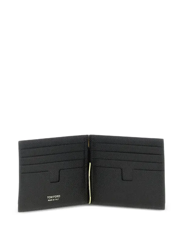 TOM FORD Grained Leather Money Clip Wallet