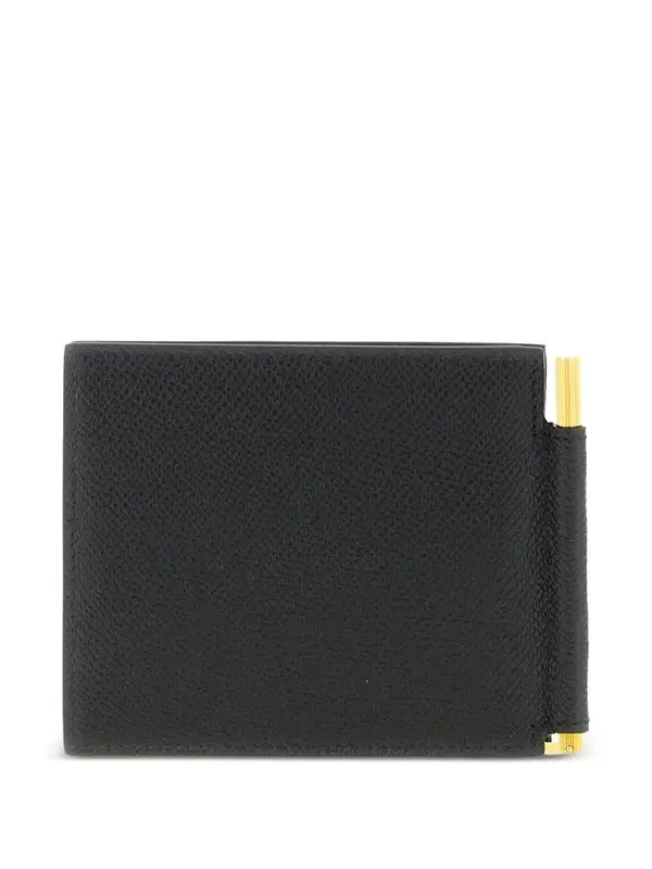 TOM FORD Grained Leather Money Clip Wallet