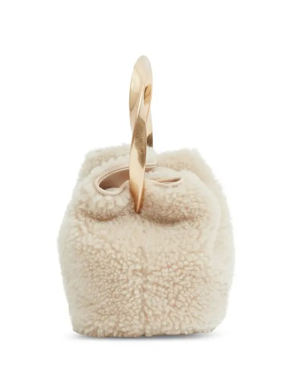 Simkhai Nixi Shearling Bucket Bag
