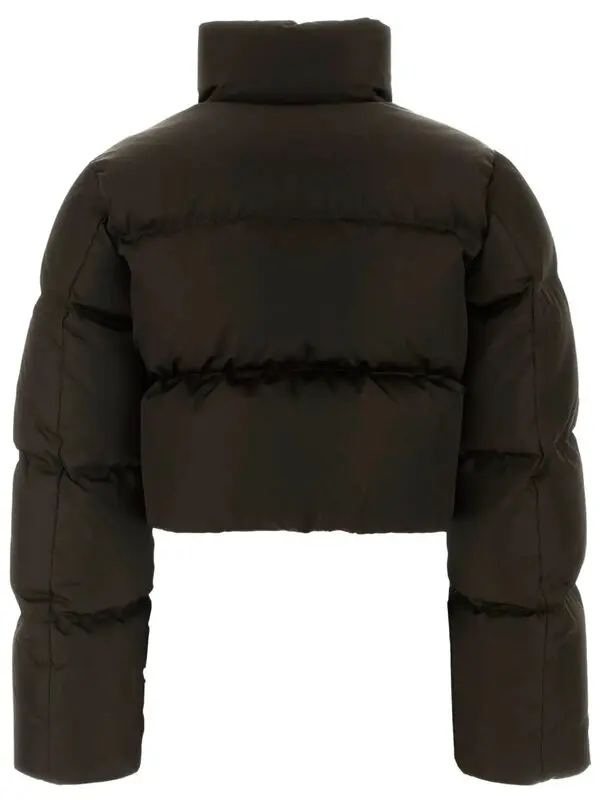 Prada Cropped Fit Stand-up Collar Down Jacket