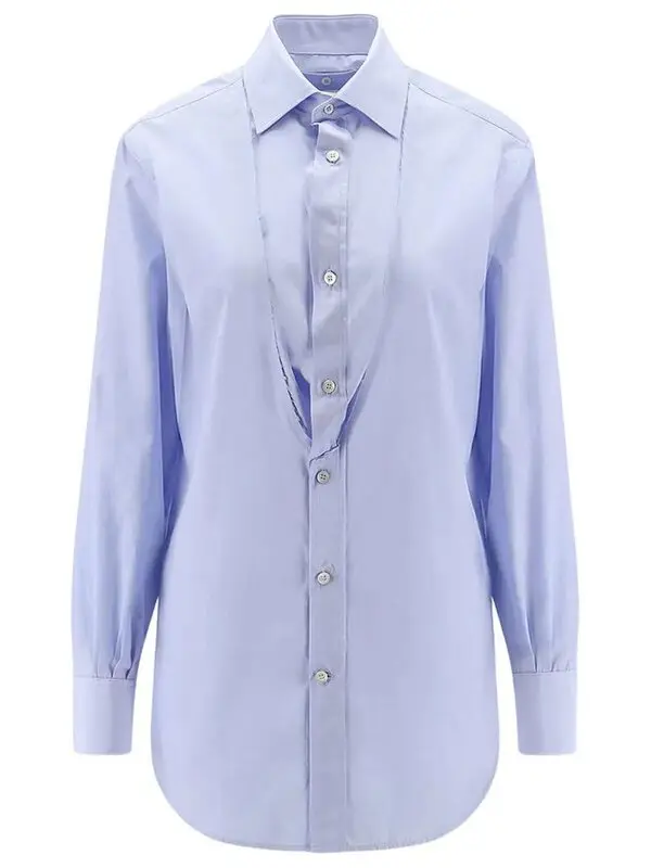 MAISON MARGIELA Folded Collar Poplin Shirt