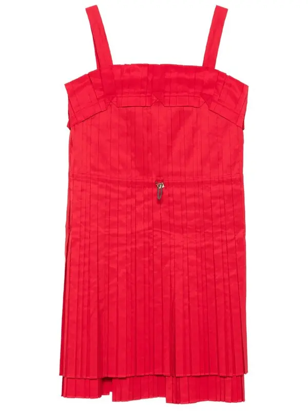Fendi Pleated Mini Dress