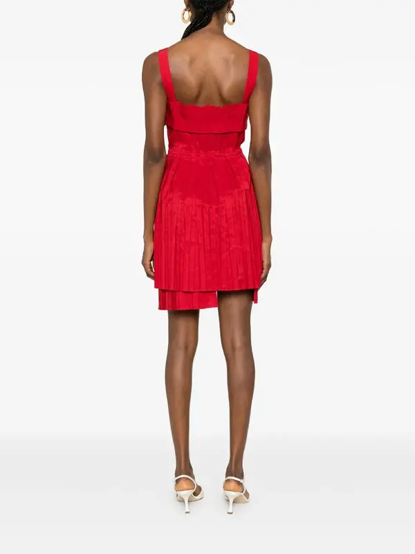 Fendi Pleated Mini Dress