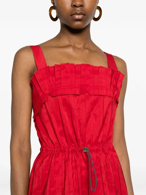 Fendi Pleated Mini Dress